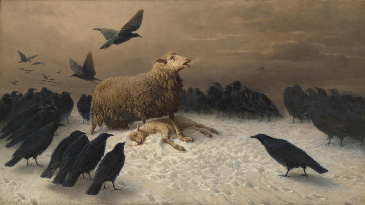 The Sad Sheep Painting - The Museum of Lost Things