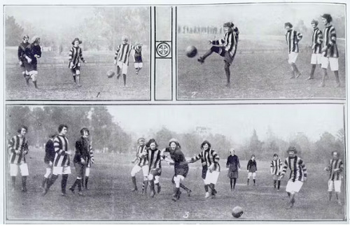 Australia's First Women's Football Matches